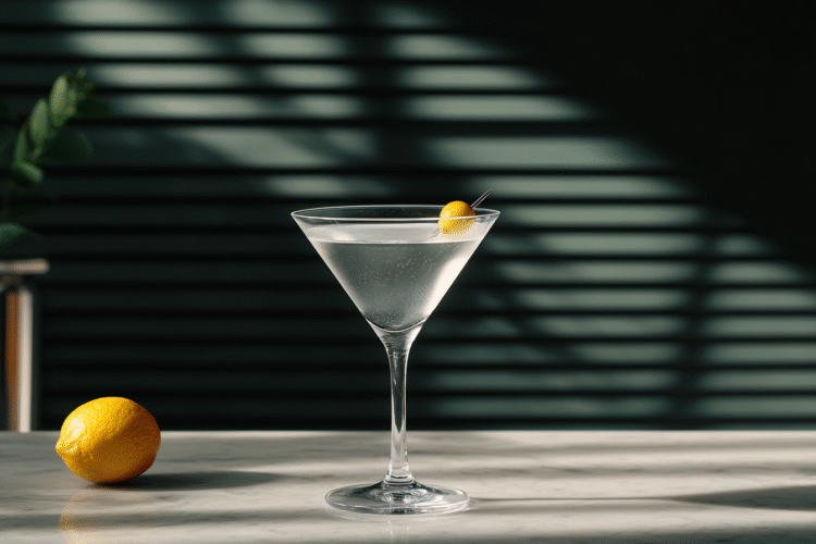 Vodka Martini Cocktail Recipe - mojococktail