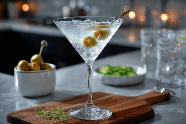 Dry Martini Cocktail Recipe - mojococktail
